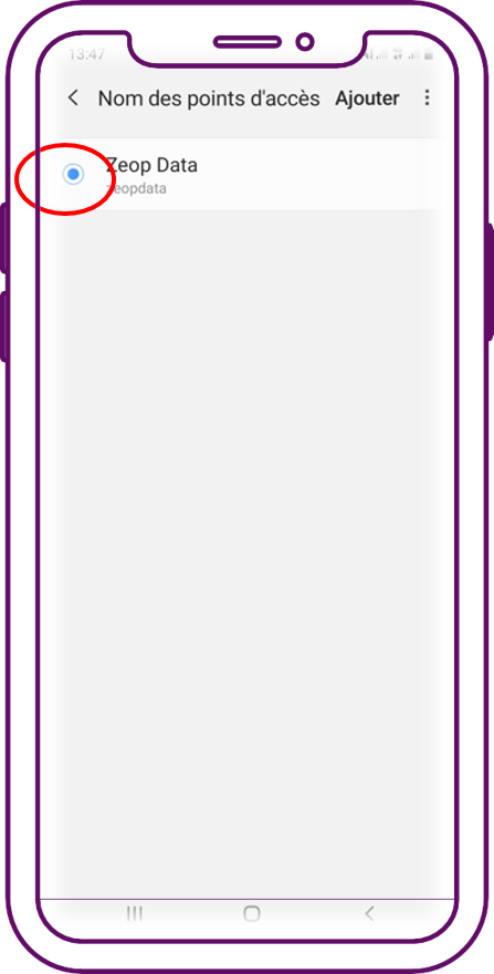 TUTO - Paramétrage APN data Android