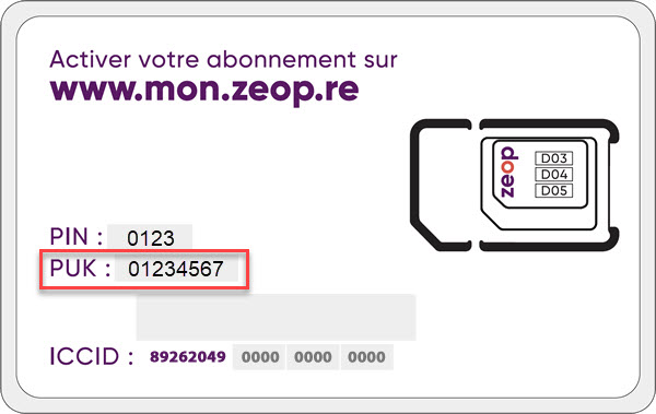 TUTO - Récupérer le code PUK pour débloquer ma carte SIM