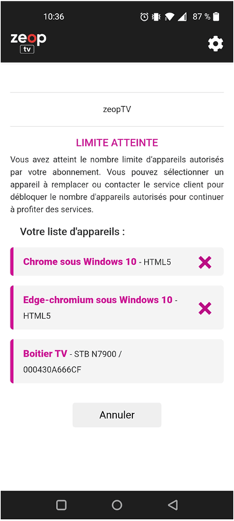 TUTO - Se connecter sur zeopTV avec mon abonnement fixe
