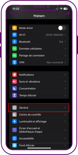 TUTO - Forcer la sélection du réseau Zeop